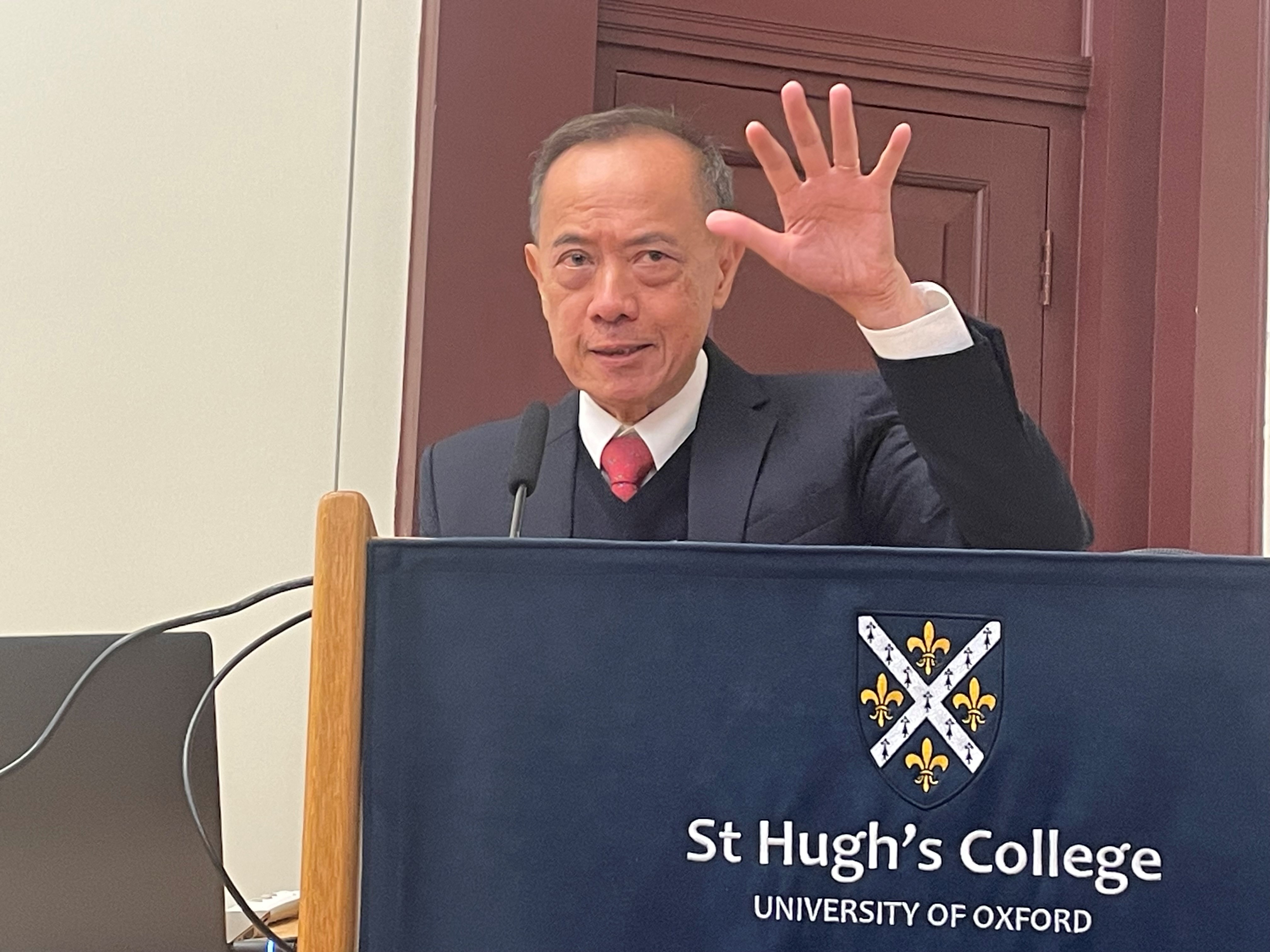 George Yeo lecture and book launch | Oxford School of Global and Area ...